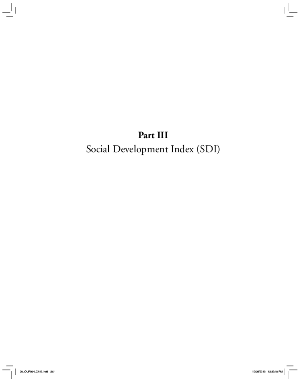 (PDF) Kaustav_Social Development Index_OUP004_Ch19