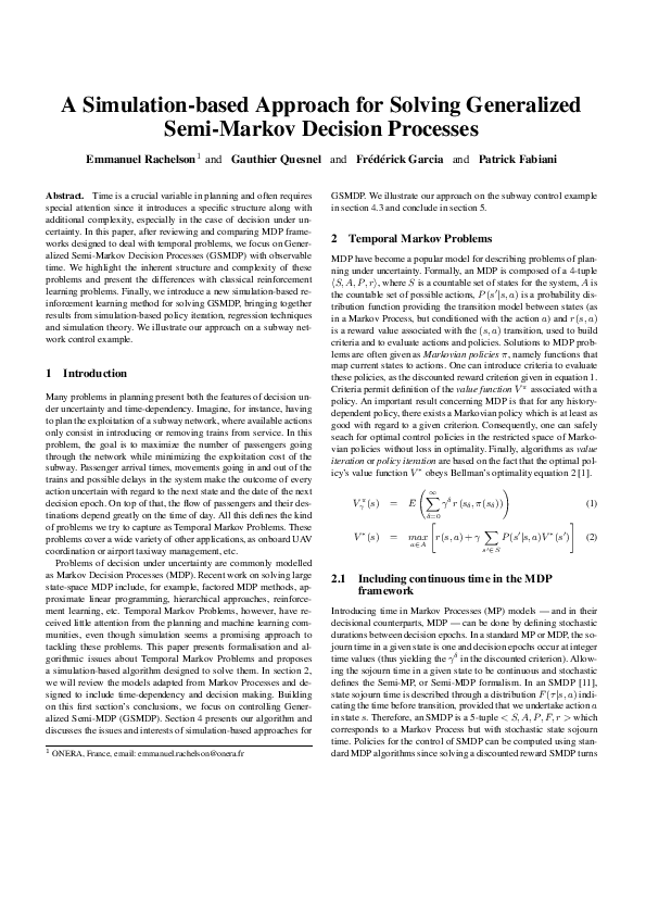 (PDF) A Simulation-Based Approach for Solving Generalized Semi-Markov ... (PDF) A Simulation-Based Approach for Solving Generalized Semi-Markov ...