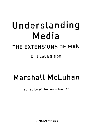 (PDF) Understanding media
