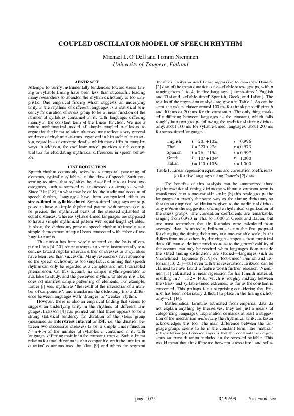 n coupled oscillators