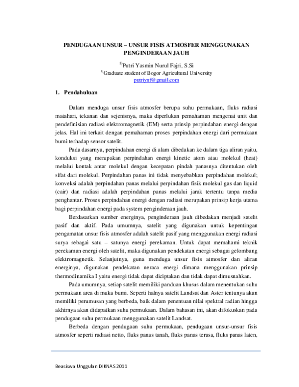 Pdf Predicting Meteorological Component Using Remote Sensing