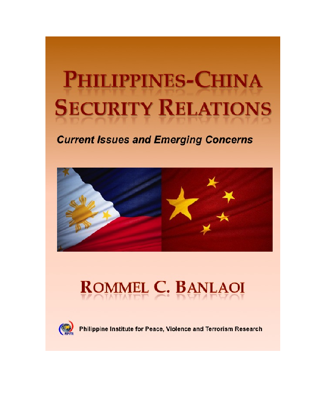 (PDF) Philippines-China Security Relations: Current Issues and Emerging ...
