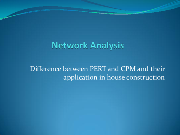 (PPT) Network Analysis