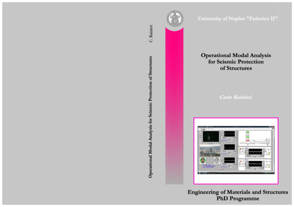 Pdf Operational Modal Analysis For Seismic Protection Of Structures Carlo Rainieri