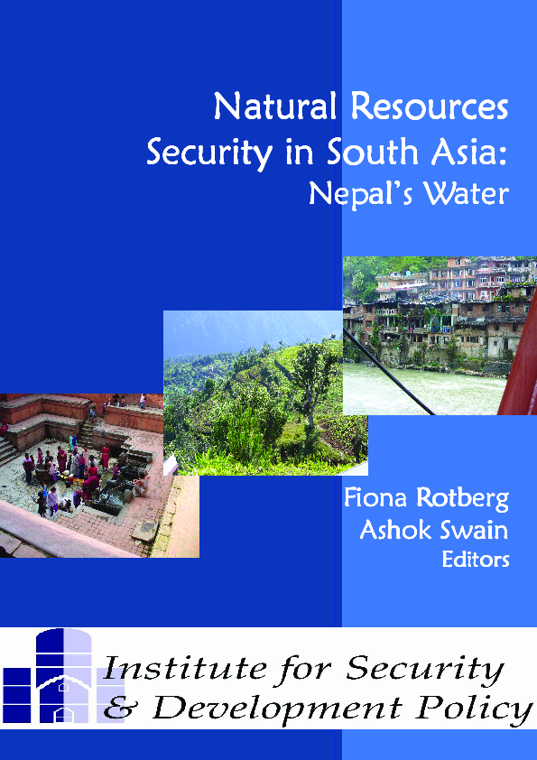 (PDF) Natural resources security in South Asia-Nepal's water