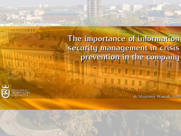 PDF The Importance Of Information Security Management In Crisis pdf-the-importance-of-information-security-management-in-crisis