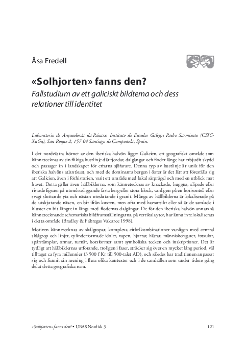 (PDF) «Solhjorten» fanns den? Fallstudium av ett galiciskt bildtema och ...