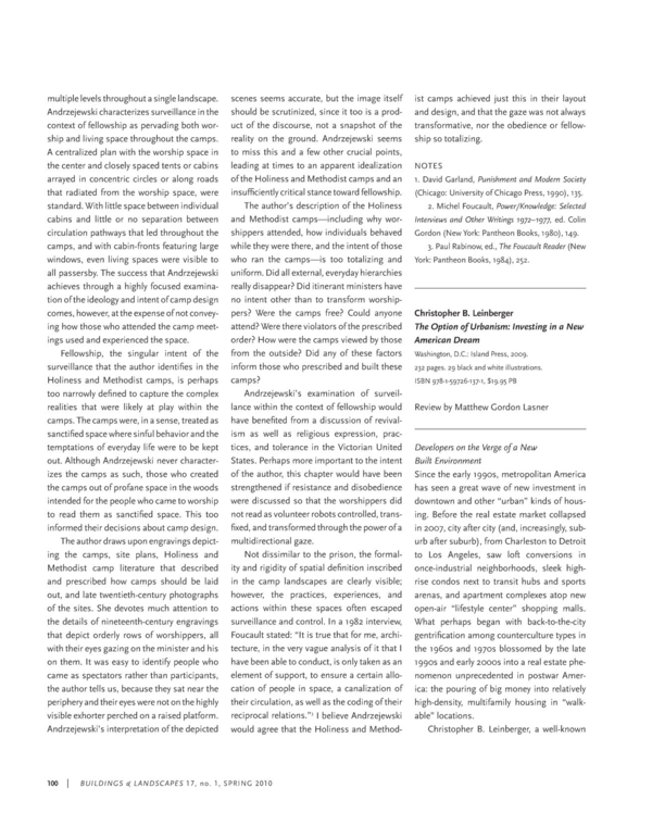 (PDF) “Developers on the Verge of New Built Environment,” review of The ...