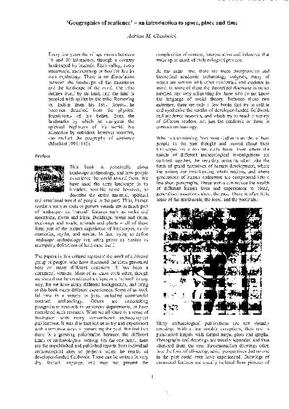 (PDF) Chadwick, A.M. (ed.) 2004. Stories from the Landscape ...