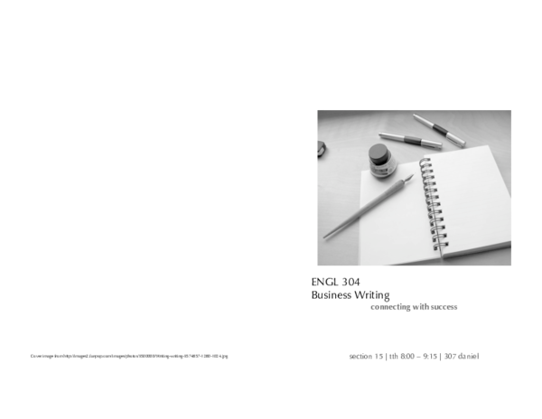 (PDF) Business Writing syllabus
