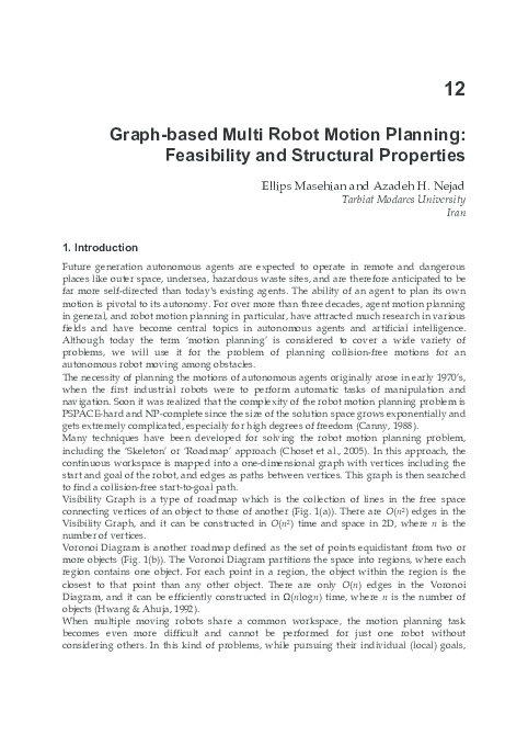 (PDF) Graph-based Multi Robot Motion Planning: Feasibility and ...