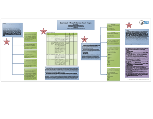 (PDF) Data Analysis Software for Complex Sample Designs (Poster)