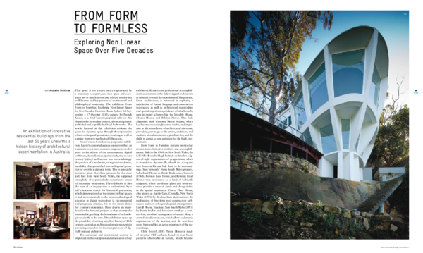 (PDF) Form to Formless Review, Architectural Review Australia