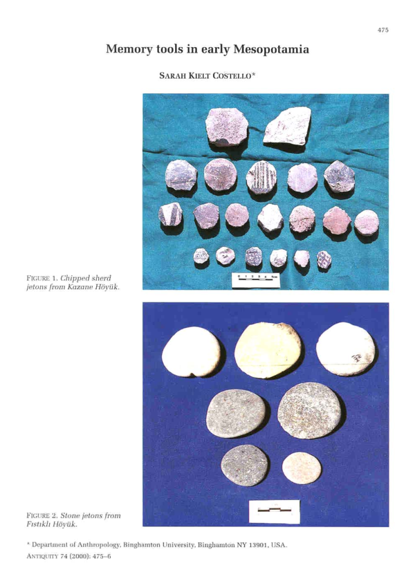 (PDF) Memory Tools in early Mesopotamia