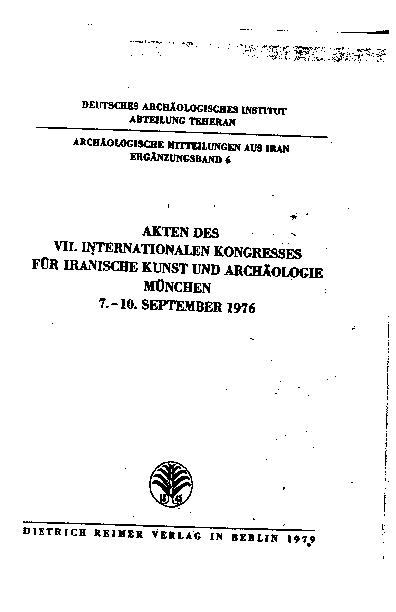 (PDF) The City of Istakhr and the Marvdasht Plain