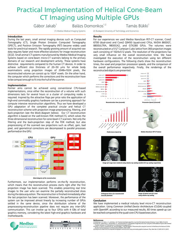 (PDF) Practical Implementation of Helical Cone-Beam CT Imaging using Multiple GPUs