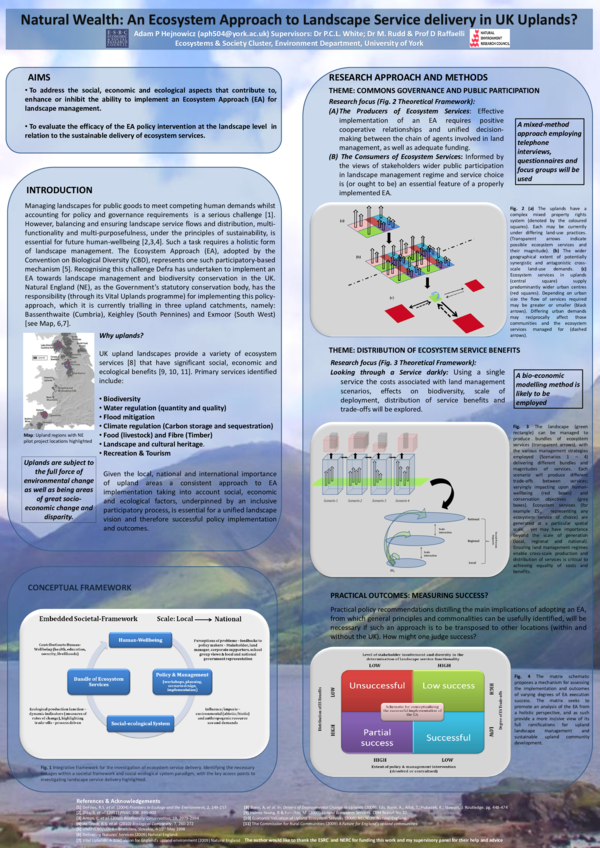 (PDF) Ecosystem Services, Natural Capital and Uplands