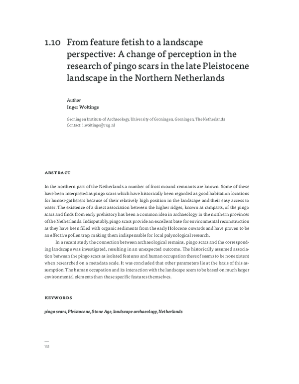 (PDF) From feature fetish to a landscape perspective: A change of ...