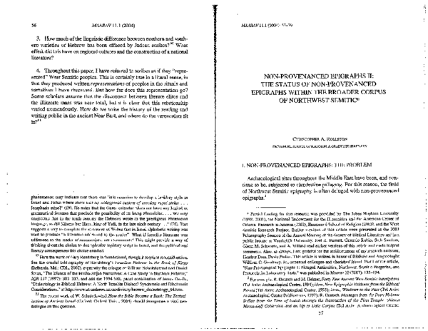 (PDF) Non-Provenanced Epigraphs II: The Status of Non-Provenanced ...