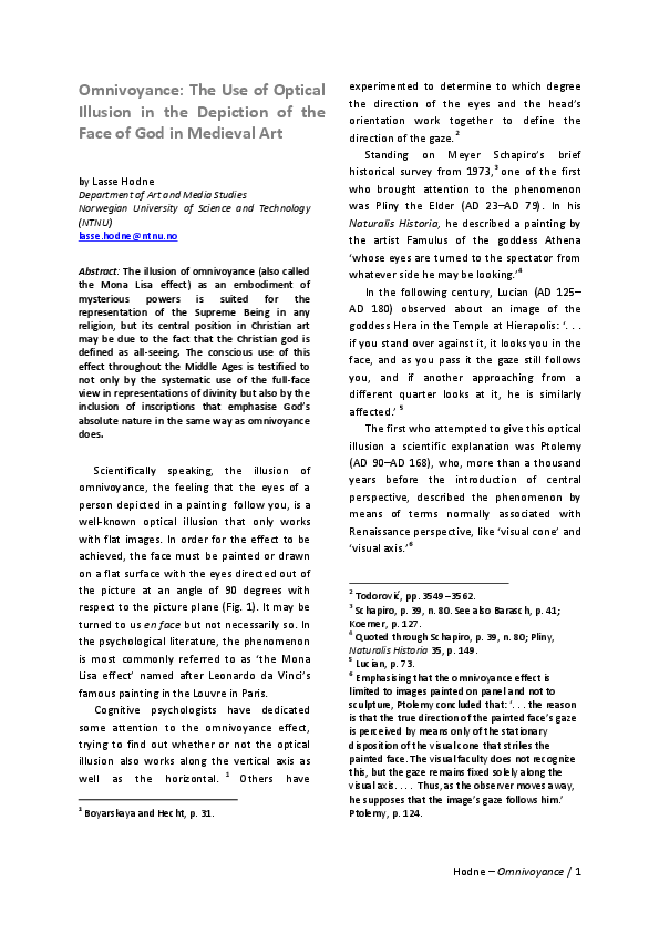 (PDF) Omnivoyance: The Use of Optical Illusion in the Depiction of the ...
