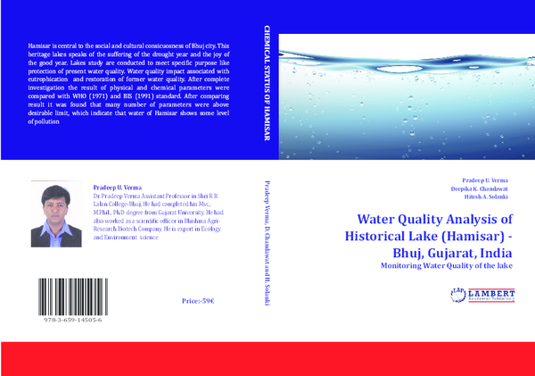 (PDF) WATER QUALITY ANALYSIS OF AN HISTORICAL LAKE (HAMISAR) - BHUJ ...