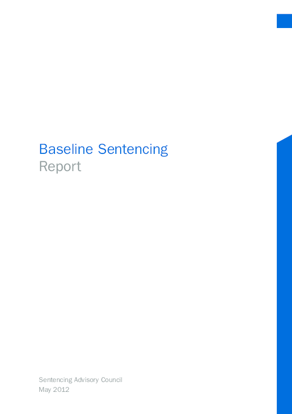 (PDF) Baseline Sentencing Report