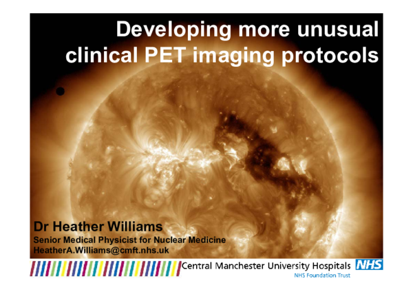 (PDF) Developing PET imaging protocols