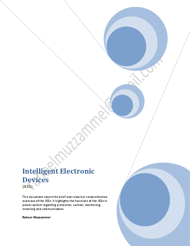 (PDF) Intelligent Electronic Devices