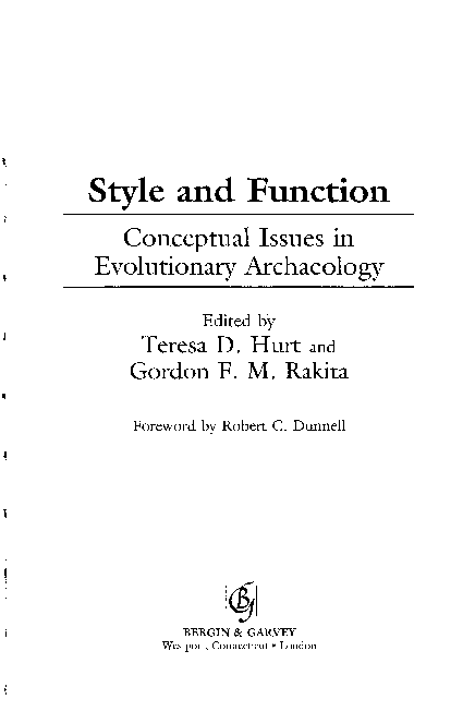 (PDF) Style, function, and systematic empiricism: the conflation of ...