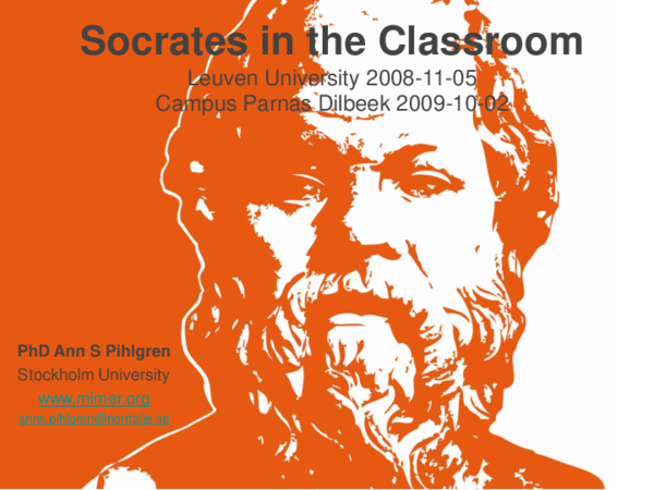 (PDF) Socrates in the Classroom