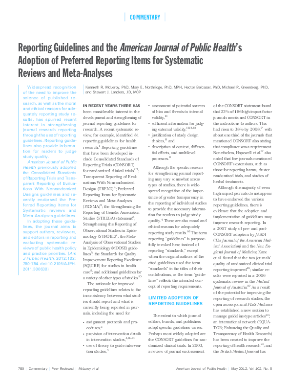 (PDF) PRISMA Guidelines