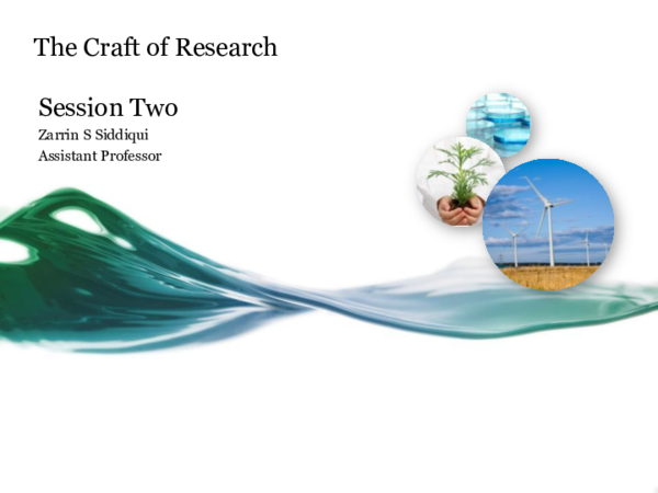 (PDF) The Craft of Research