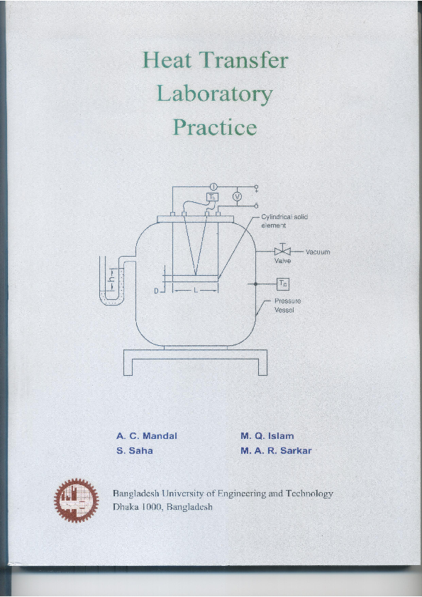 (PDF) Heat Transfer Laboratory Practice