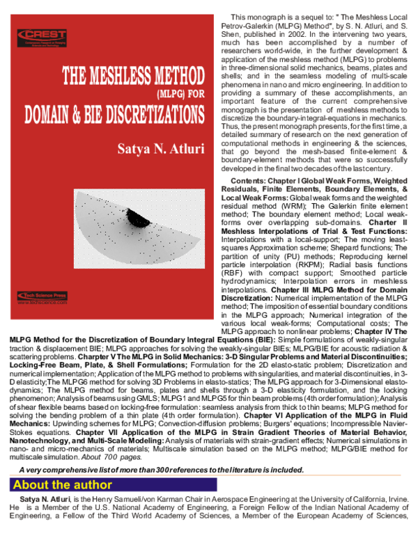 (PDF) The meshless method