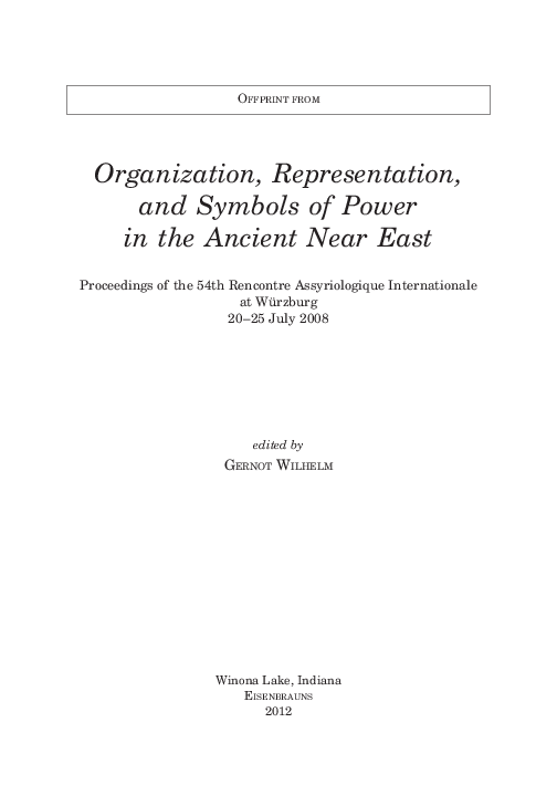 (PDF) Women, Power and Heterarchy in the Neo-Assyrian Palaces