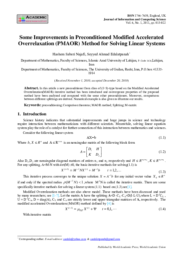 Systems Of Linear Equations Examples Pdf Tessshebaylo