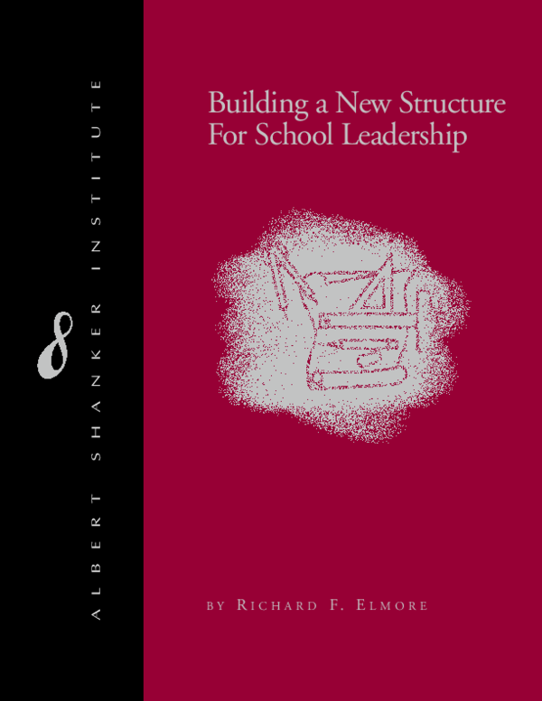 (PDF) Building a new structure for school leadership