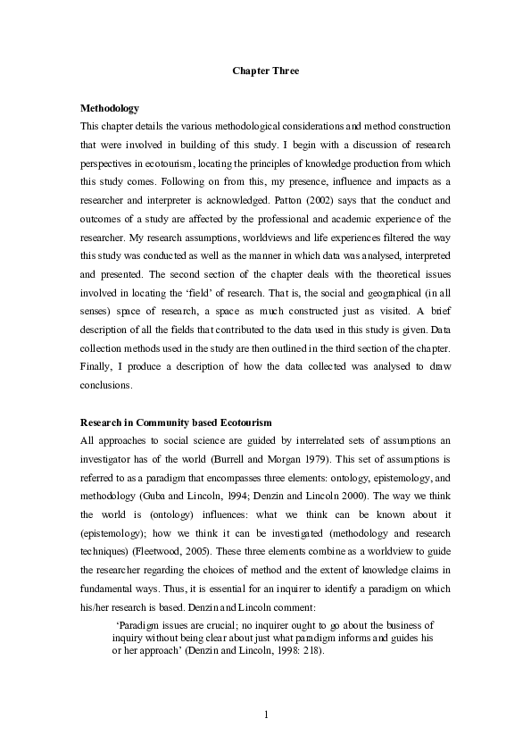 (DOC) Research Methodology Chapter