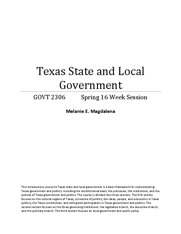 (PDF) Texas State and Local Government (An Austin Community College ...