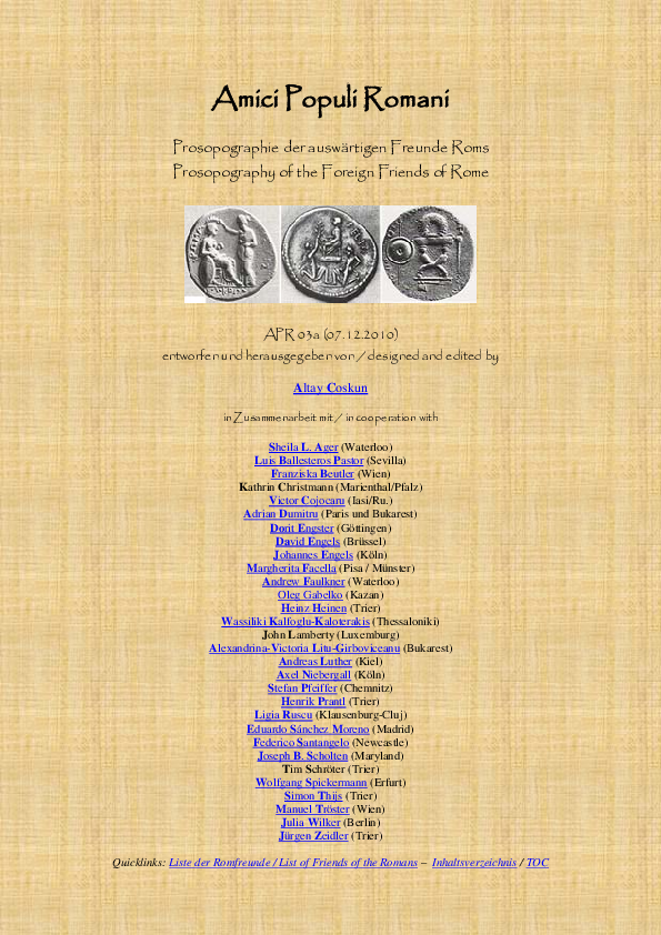 (PDF) “Viriatus, dux of the Lusitani”. In Coskun, A. (ed.): Amici ...