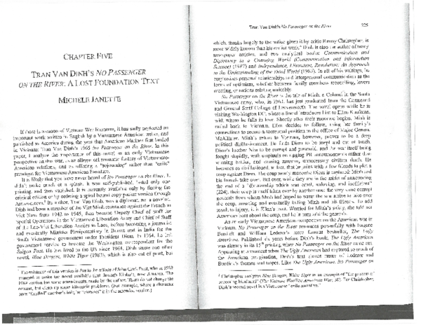 (PDF) Tran Van Dinh's _No Passenger on the River_: A Lost Foundation Text.