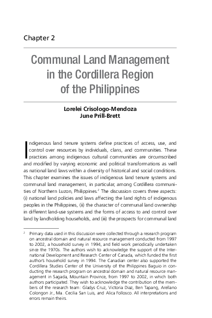 (PDF) Communal-Land-Management-in-the-Cordillera-Region-chap02
