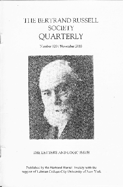 (PDF) Frege's Letters to Wittgenstein about the 'Tractatus'