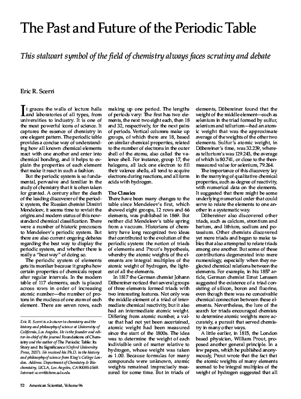 (PDF) The location and composition of Group 3 of the periodic table ...