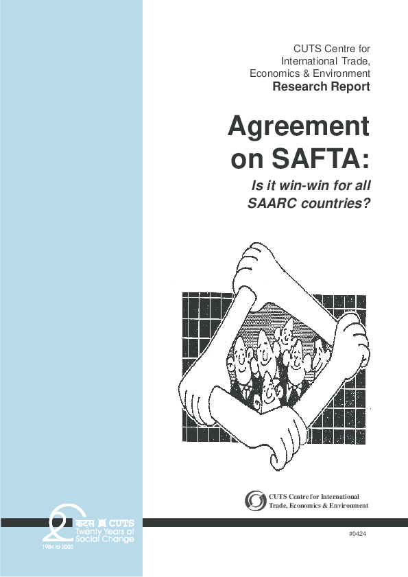 (PDF) Agreement on SAFTA: is it win-win for all SAARC countries?