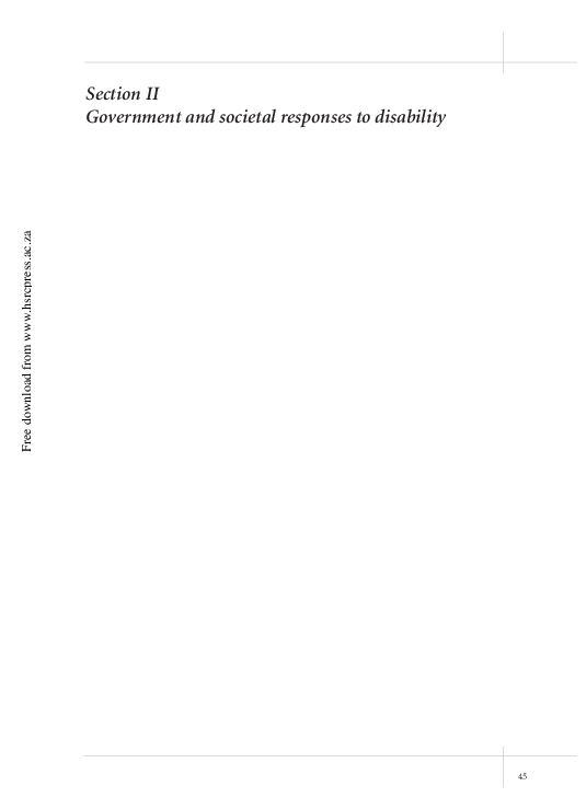(PDF) "A History of the Disability Rights Movement in South Africa", in ...