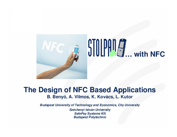 (PDF) The design of NFC based applications