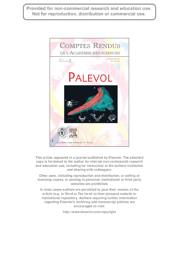 (PDF) First procolophonid (Reptilia, Parareptilia) from the Lower ...