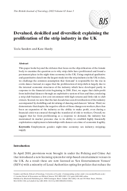 (PDF) Devalued, deskilled and diversified: explaining the proliferation ...