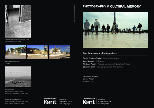 (PDF) Photography and Cultural Memory